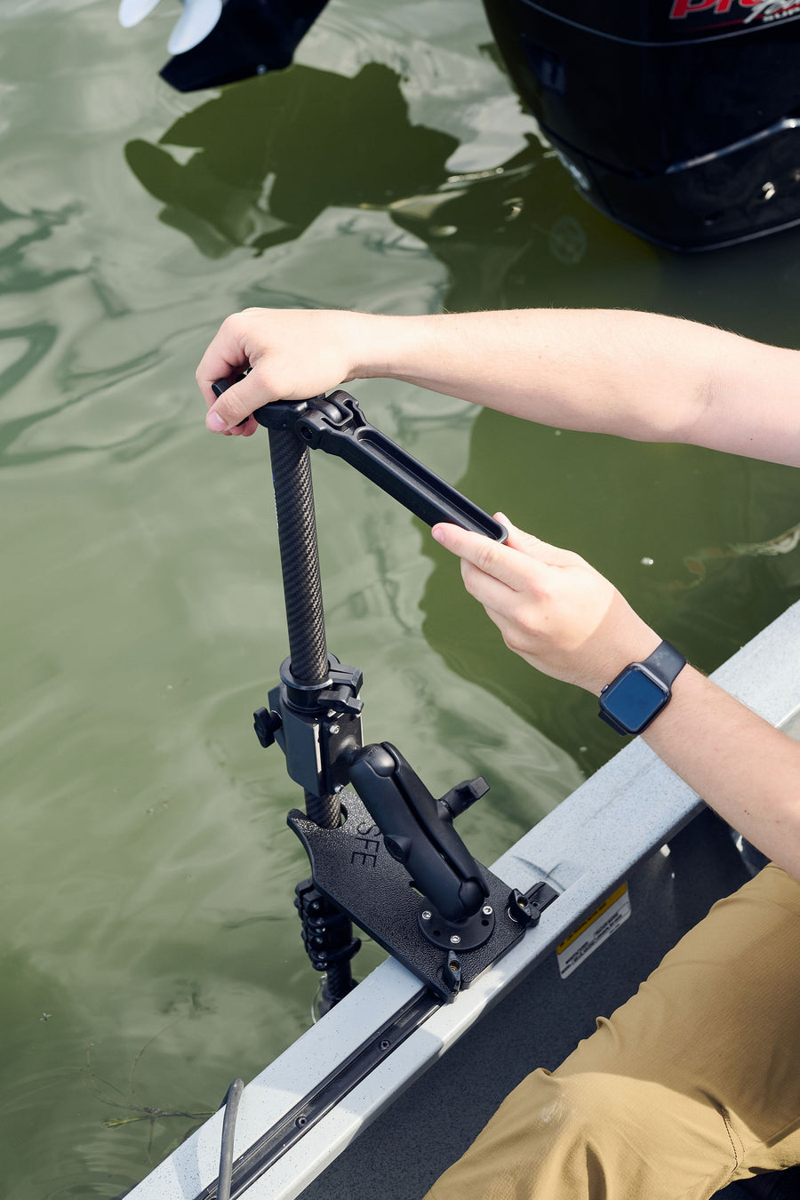 Summit Boat Mount Kit | Boat Mount for Transducer Pole | Summit Fishing ...