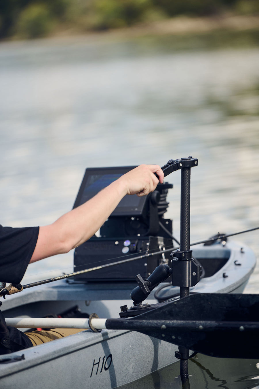Summit Boat Mount Kit | Boat Mount for Transducer Pole | Summit Fishing ...