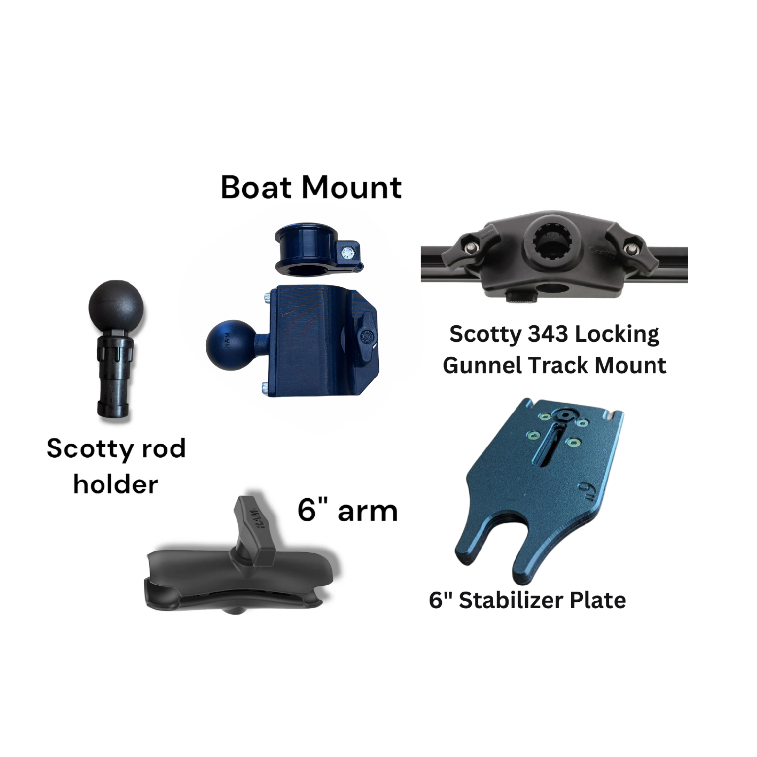 Scotty Mount Accessories | Rod Holders, Mount Kits & More | Summit ...