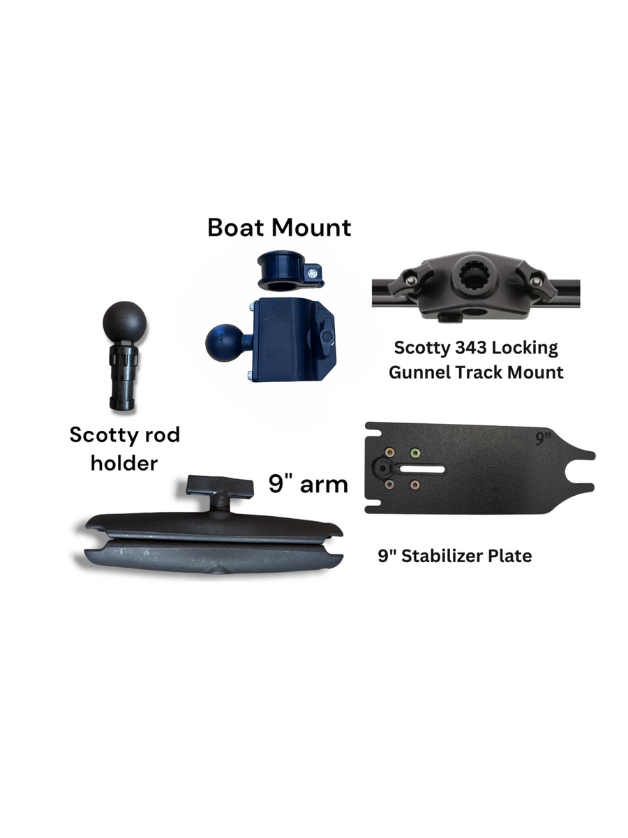 90 Degree Scotty Mount Kit | Boat Mounting System Parts | Summit ...