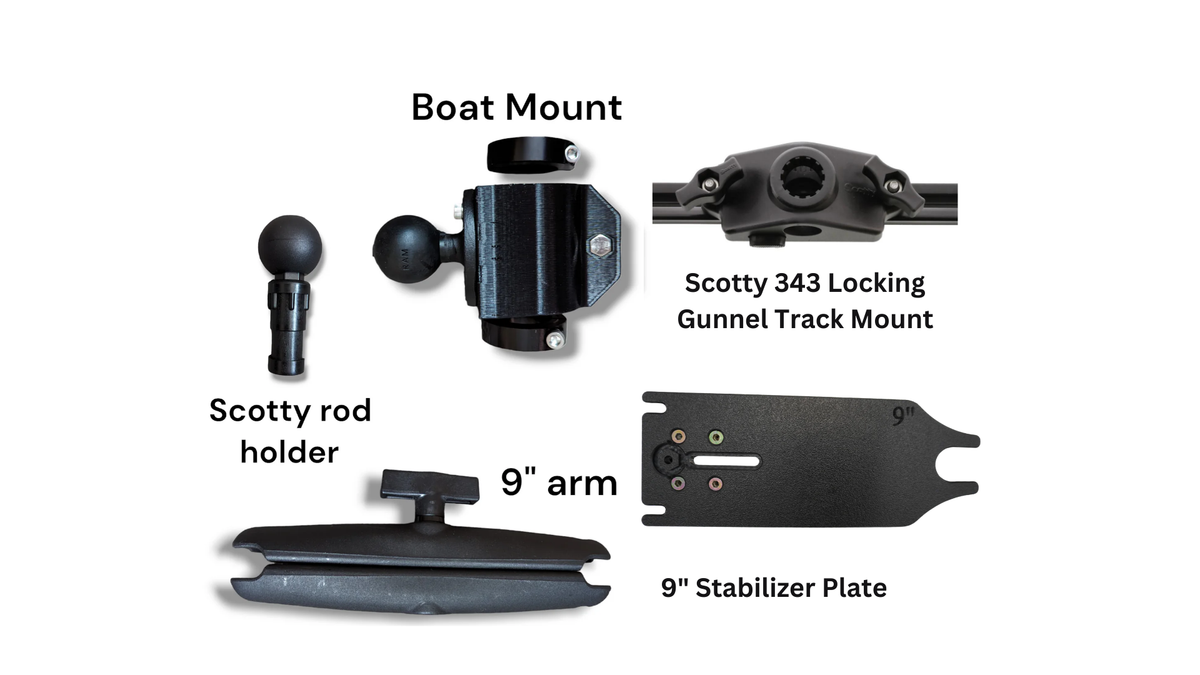 90 Degree Scotty Mount KIT – Summit Fishing Equipment