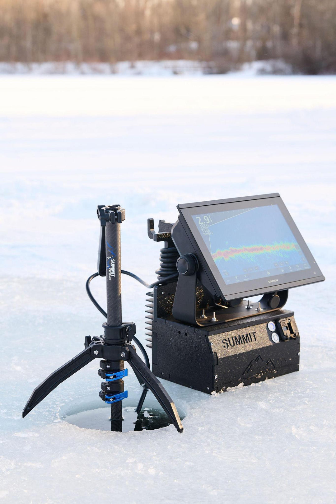 Livescope Ice Fishing Bundle | Garmin Lvs34 Shuttle System | Summit ...